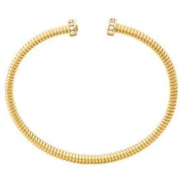 Armspange Michael Kors "Schmuck Geschenk Metall Armschmuck Armkette Premium", gelbgoldfarben, kristallwei&szlig;, kristallwei&szlig;, Armb&auml;nder, Damen, 16,5cm, Metall, Armspange, mit Zirkonia (synth.)
