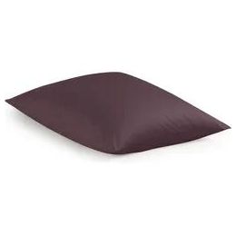 Kissenbezug Irisette "Paris 8000", rubin, B:80cm L:80cm, Mako-Satin, Obermaterial: 100% Baumwolle, Kissenbez&uuml;ge, Kissenbezug, Hochwertiger Premium Kissenbezug