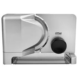Ritter Allesschneider "E 16 Duo-Plus silberfarben", silber (silberfarben), B:22,5cm H:23cm T:33,5cm, Allesschneider