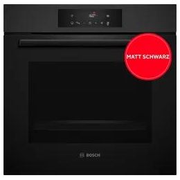 Bosch Pyrolyse Backofen "HBA572BM3", Energieeffizienz: A+ (A+++-D), schwarz, B:59,4cm H:59,5cm T:54,8cm, Back&ouml;fen, Mattes Design und Air Fry Funktion f&uuml;r perfekt frittierte Lebensmittel