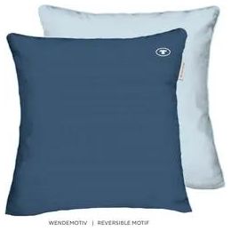 Kissenh&uuml;llen Tom Tailor HOME "FINE STRIPES", schwarz navy, sky blau, B:40cm H:0,5cm L:40cm, Satin, Obermaterial: 100% Baumwolle, Kissenbez&uuml;ge, new bedroom, gewebtes Label