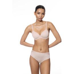 B&uuml;gel-BH Mey "Amorous", Damen, Gr. 80, Cup A, beige (bailey), Spitze, Obermaterial: 87% Polyamid, 13% Elasthan, BHs B&uuml;gel-BH, Spitze im vorderen Unterbrustband