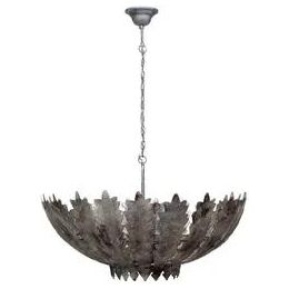 Kayoom H&auml;ngeleuchte "Autumn Leaves in Silber, ohne Leuchtmittel, LxBxH: 48 x 48 x 23 cm", silberfarben, H: 23cm, 1 Stk., Leuchten, H&auml;ngeleuchte