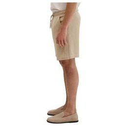Marc O'Polo Shorts MARC O'POLO "aus reiner Bio-Baumwolle", Herren, Gr. S, Normalgr&ouml;&szlig;en, pure cashmere, Obermaterial: 100% Baumwolle, unifarben, regular fit kurz, Hosen Shorts