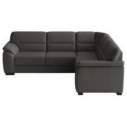 Sit & More Ecksofa SIT & MORE "Montego", grau (anthrazit), B:255cm H:88cm T:225cm, Sofas, Ecksofa, wahlweise mit Bettfunktion und Schubkasten