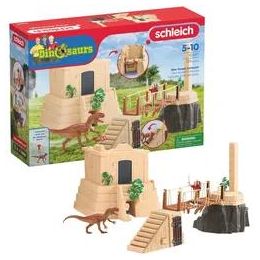 Spielwelt Schleich "DINOSAURS, Dino Tempel-Eroberung (42657)", bunt, Spielfigurenwelten, KinderB:102cm H:33cm T:43cm, Kunststoff, B:102cm H:33cm T:43cm