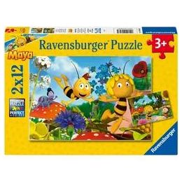 Puzzle Ravensburger "Majas Welt", bunt, Puzzles, KinderB:26cm H:18cm, Pappe, Motiv, Made in Europe, B:26cm H:18cm