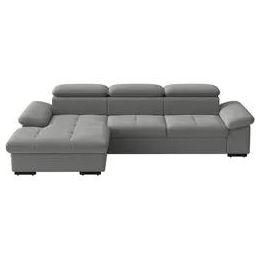 Sit & More Ecksofa SIT & MORE "Viola", anthrazit, B:260cm H:73cm T:174cm, 100% Polyester, Sofas, Ecksofa, optional Bettfunktion