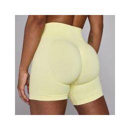 Myprotein MP Damen Lift Nahtlos Shorts - Zitronengelb - L