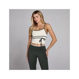 Myprotein MP Damen Tempo Contrast Tie Top - Elfenbein - XL