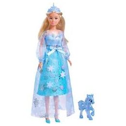 Anziehpuppe Simba "Steffi Love, Crystal Princess", blau (bunt), Puppen, Kinder, mit Einhorn