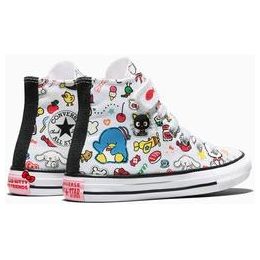 Sneaker Converse "CHUCK TAYLOR ALL STAR 1V", M&auml;dchen, Gr. 28, wei&szlig;, wei&szlig;, schwarz, Textil, Schuhe Sneaker