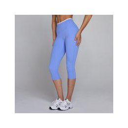 Myprotein MP Damen Tempo Contrast Capri - Kornblumenblau - S