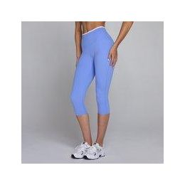 Myprotein MP Damen Tempo Contrast Capri - Kornblumenblau - XXL