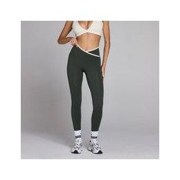 Myprotein MP Damen Tempo Contrast Leggings - Schwarz Verwaschen - XXL
