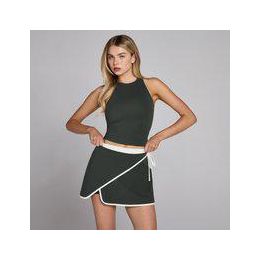 Myprotein MP Damen Tempo Top mit hohem Kragen - Schwarz verwaschen - XS