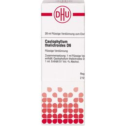 DHU-Arzneimittel Caulophyllum Thalictroides D 6 Dilution 20 ml