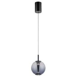 NEUHAUS PURE LED Pendelleuchte "PURE Infinity", mystic grau, 1, &Oslash; 18cm H: 60cm, 1 Stk., Leuchten, Comfort Lift, CCT, dimmbar &uuml;ber Fernbedienung, LED Pendelleuchte