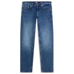 Tommy Hilfiger Slim-fit-Jeans TOMMY JEANS "SCANTON SLIM", Herren, Gr. 33, L&auml;nge 30, denim schwarz, Denim/Jeans, Obermaterial: 99% Baumwolle, 1% Elasthan, slim fit lang, Jeans Slim-fit-Jeans