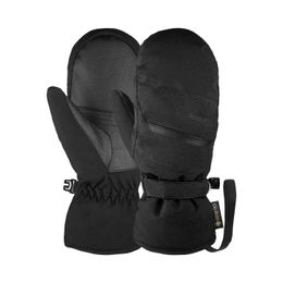 F&auml;ustlinge Reusch "Sandy GORE-TEX Mitten", Damen, Gr. 6,5, schwarz, 90% Polyester, 10% Lederimitat, mehrfarbig, Handschuhe F&auml;ustlinge, mit funktionalen GORE-TEX-Eins&auml;tzen