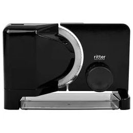 Ritter Allesschneider "E 16 Duo-Plus schwarz", schwarz, B:22,5cm H:23cm T:33,5cm, Allesschneider