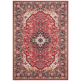 Hanse Home Vintage-Teppich Mirkan, Mehrfarbig, Rot, Kunststoff, orientalisch, rechteckig, 80x150 cm, Oeko-Tex&reg; Standard 100, f&uuml;r Fu&szlig;bodenheizung geeignet, in verschiedenen Gr&ouml;&szlig;en erh&auml;ltlich, pflegeleicht, strapazierf&auml;hig, Teppiche & B&ouml;den, Teppiche, Vintage-Teppiche