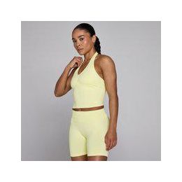 Myprotein MP Damen Tempo Nahtlos Neckholder Top - Zitrone - XL