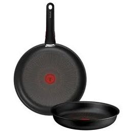 Pfannen-Set Tefal "Ingenio Excellence Fusion", schwarz, Pfannen, abnehmbarer Ingenio-Griff, Thermo-Signal, stapelbar, Induktion