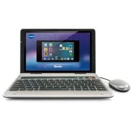 Kindercomputer Vtech "School & Go, Genio Lernlaptop", silber (silberfarben), Kindercomputer, KinderB:25,8cm T:17cm, Kunststoff, B:25,8cm T:17cm