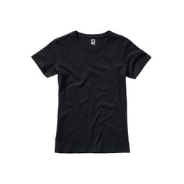Kurzarmshirt Brandit "Brandit Damen Ladies T-Shirt", Damen, Gr. 5XL, schwarz, 100% Baumwolle, gemustert, normal, Rundhals, Shirts