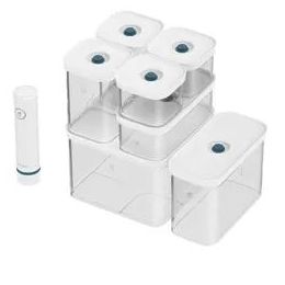 Vakuumbeh&auml;lter Zwilling "FRESH & SAVE CUBE La Mer, Aufbewahrungssystem", transparent, la, mer, Kunststoff, Lebensmittelaufbewahrungsbeh&auml;lter, Luftdichte & Vakuumierbare Aufbewahrung, Sp&uuml;lmaschinengeeignet