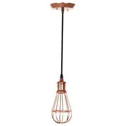 Kayoom H&auml;ngeleuchte "Manamo in Kupfer, ohne Leuchtmittel, LxBxH: 23 x 23 x 10 cm", kupferfarben, H: 10cm, 1 Stk., Leuchten, H&auml;ngeleuchte