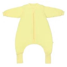 Babyschlafsack SCHLUMMERSACK "Schlafsack mit F&uuml;&szlig;en 1.0 Tog" Gr. 110, gelb, Schlafs&auml;cke, Baby, L: 110cm, Obermaterial: 100% Baumwolle CO., L:110cm