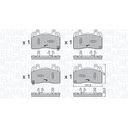 MAGNETI MARELLI Bremsbelagsatz, Scheibenbremse 363916061409 f&uuml;r ALFA ROMEO