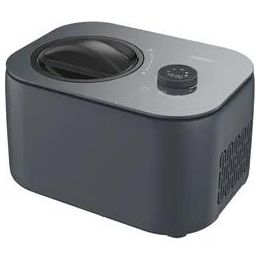 Medion Eismaschine "MD 100116", grau, B:35cm H:23cm T:26cm, Eismaschinen, Mixen, Eis, Joghurt oder Slush zubereiten, Eis nachk&uuml;hlen