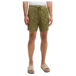 Marc O'Polo Shorts MARC O'POLO "mit weichem Frottee-Blattmuster", Herren, Gr. XXL, Normalgr&ouml;&szlig;en, fresh seaweed, Obermaterial: 100% Baumwolle, unifarben, regular fit kurz, Hosen Shorts