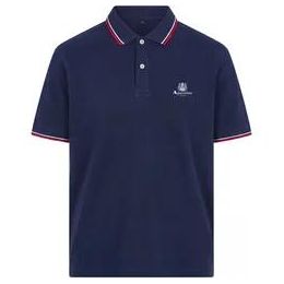 Poloshirt AQUASCUTUM ACTIVE "ACTIVE COTTON POLO Herren", Herren, Gr. XXL, navy, Jersey, 100% Baumwolle, normal normal, Rundhals, Shirts, Poloshirt Herren, leichtes Kurzarmshirt, Polohemd, Outdoor, Sale