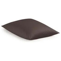 Kissenbezug Irisette "Paris 8000", schoko, B:80cm L:80cm, Mako-Satin, Obermaterial: 100% Baumwolle, Kissenbez&uuml;ge, Kissenbezug, Hochwertiger Premium Kissenbezug
