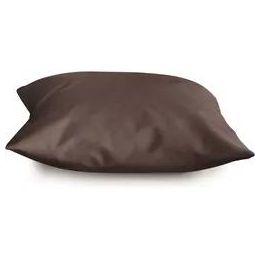 Kissenbezug Irisette "Paris 8000", schoko, B:40cm L:40cm, Mako-Satin, Obermaterial: 100% Baumwolle, Kissenbez&uuml;ge, Kissenbezug, Hochwertiger Premium Kissenbezug