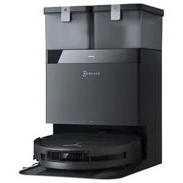 Ecovacs Nass-Trocken-Saugroboter "DEEBOT T50 OMNI Gen3", schwarz, B:35,2cm H:8,1cm T:35,1cm, Saugroboter, 25.000 Pa, OMNI Station, Ultraschlankes 81-mm-Design