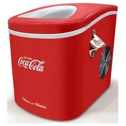 Salco Eisw&uuml;rfelmaschine "Coca-Cola SEB-14CC", rot, B:35,8cm H:24,2cm T:32,8cm, Eisw&uuml;rfelbereiter