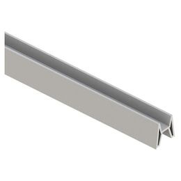 TraumGarten Sichtschutzzaun SYSTEM Dekorprofil Adapter Silber, 180 cm
