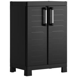 Keter Ger&auml;teschrank, Schwarz, Kunststoff, 2 F&auml;cher, 65x97x45 cm, Aufbewahrung & Schutzh&uuml;llen, Ger&auml;teschuppen