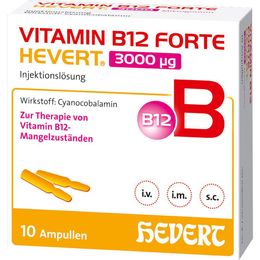 Vitamin B12 Forte Hevert 3000 &mu;g Inj.-Lsg.Amp. 20X2 ml