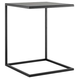 Johann Jakob Beistelltisch, Schwarz, Metall, quadratisch, eckig, 40x50x40 cm, Wohnzimmer, Wohnzimmertische, Beistelltische, Beistelltische Metall