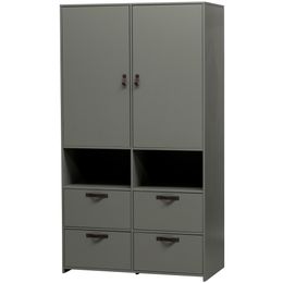 Kleiderschrank Stage Dunkelgr&uuml;n