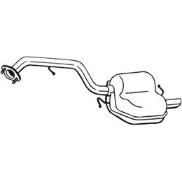 BOSAL Endschalld&auml;mpfer 171035 f&uuml;r MAZDA