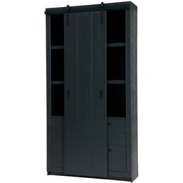 Mehrzweckschrank Slide Barn Schwarz