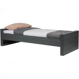 Bett Dunkelgrau ca. 90x200 cm