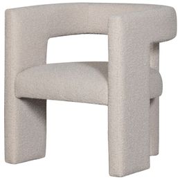 Sessel Tiwa Beige Boucl&eacute;
